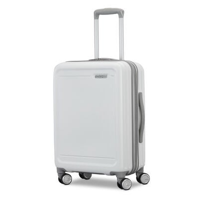 white suitcase
